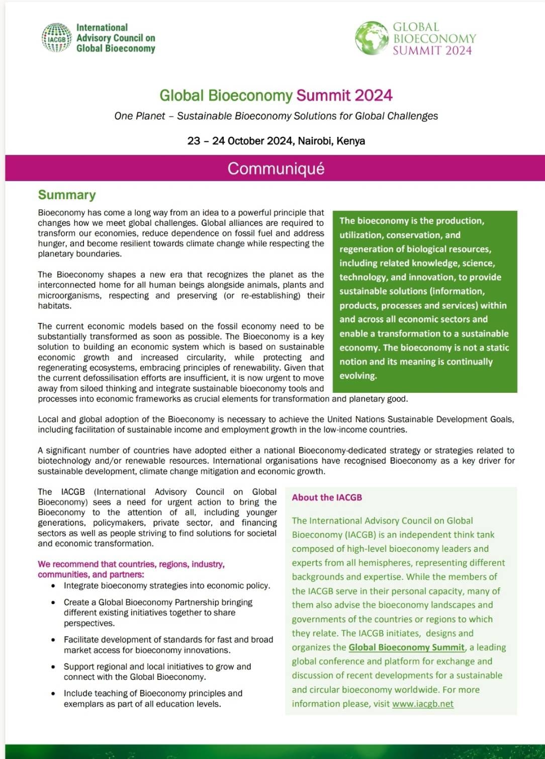 ENTEC, NSTDA, was invited to present on “Advancing Bioeconomy Growth ...